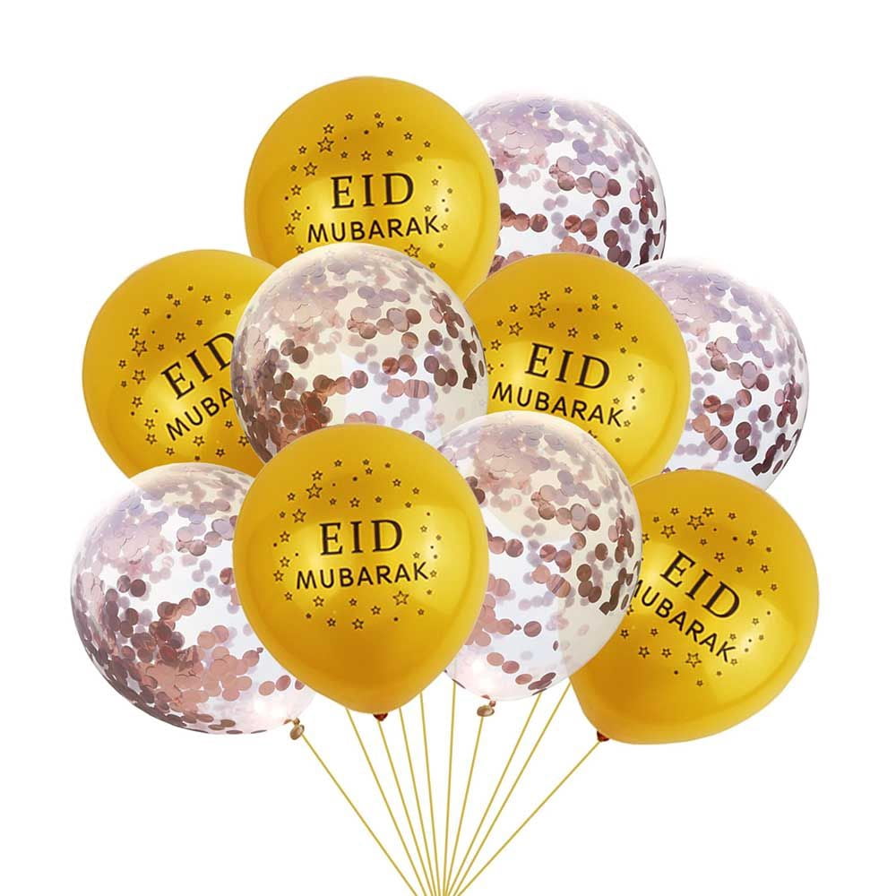 Wedding Decoration Romantic Ramadan Muslim Latex Balloons Islamic ...