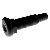 T-H Marine DP-1-DP Self-Retaining Boat Transom Drain Plug - Black ...