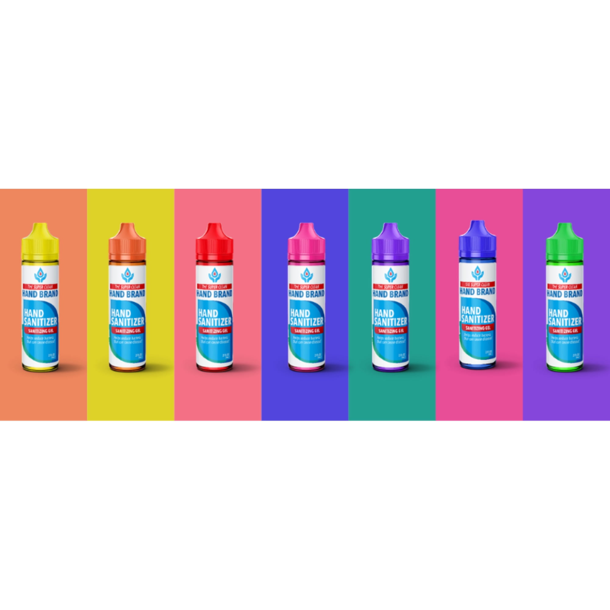 The Super Clean Hand Brand Hand Sanitizer Gel - 2 oz (5 Pack ...