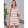 ANRABESS Womens Striped Pajamas Sets 2026 Summer 2 Piece Lounge ...