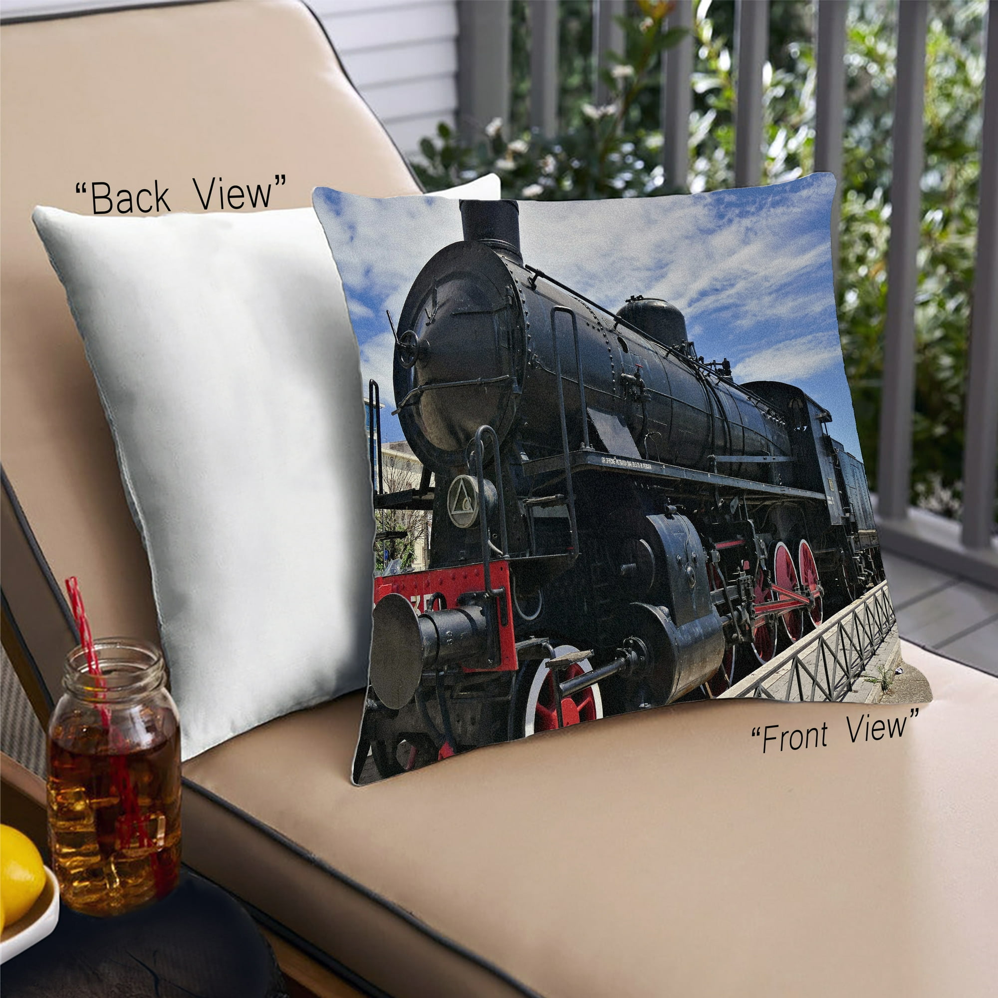 Click here for Ahgly Company Transportation Train Outdoor Throw P... prices