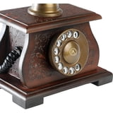 Decor Antique Wooden Carving Telephone, Vintage, Antique, Brown, 1 ...
