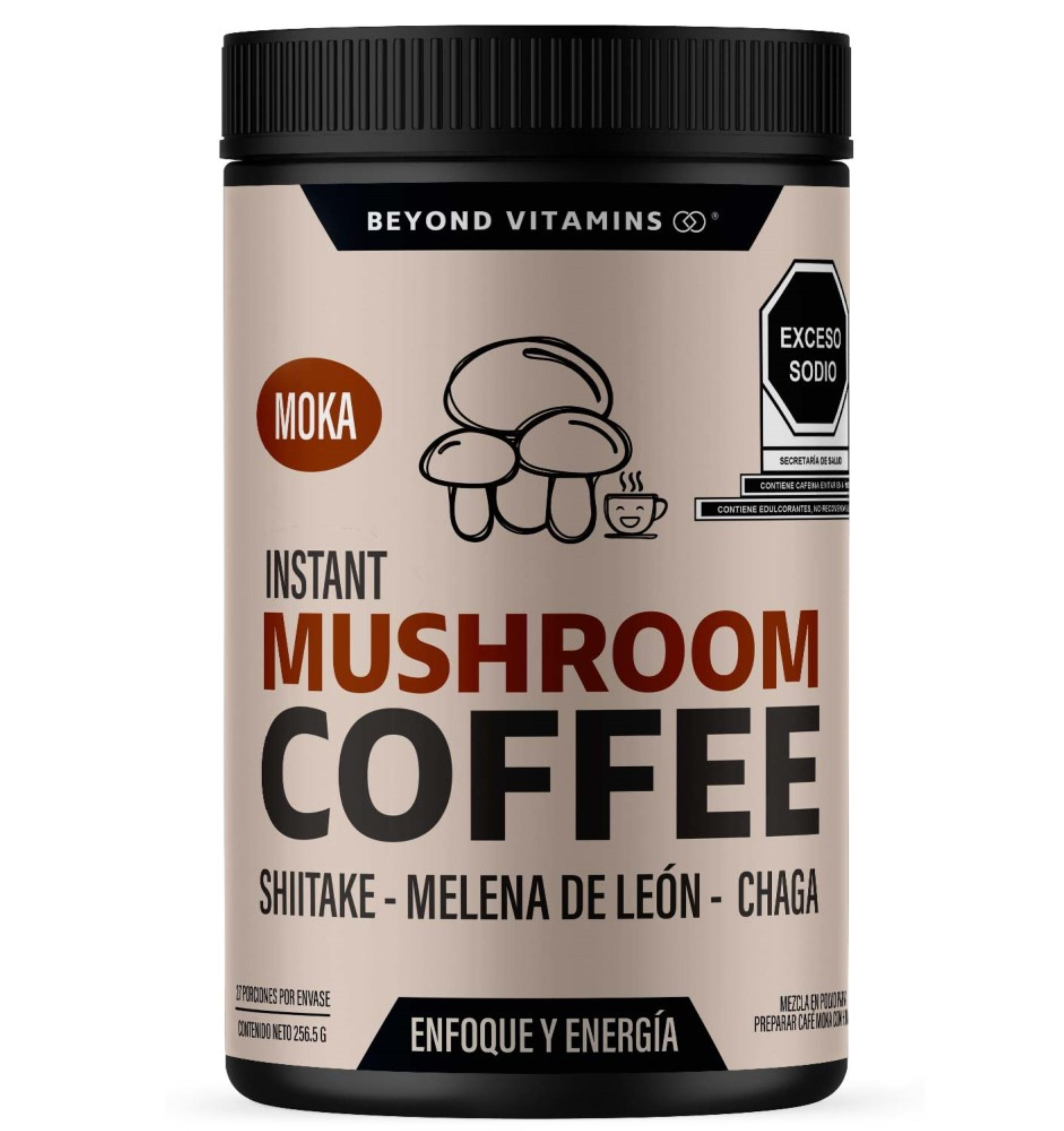 Cafe Soluble Con Hongos | Hongos Adaptógenos Melena De Leon, Chaga Y ...