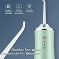 Oral irrigator portable dental water flosser usb rechargeable water jet ...