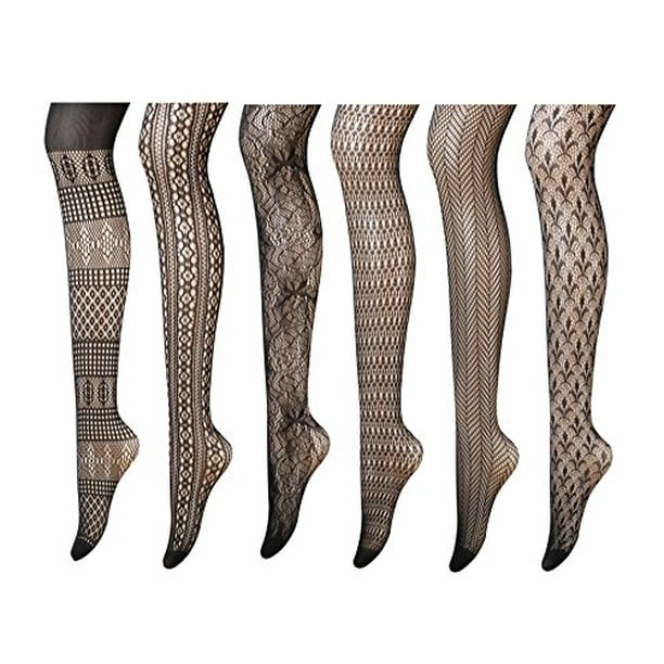 Nude Rhinestone Fishnet Tights Nylon Stockings Pattern Tights Pantyhose ...
