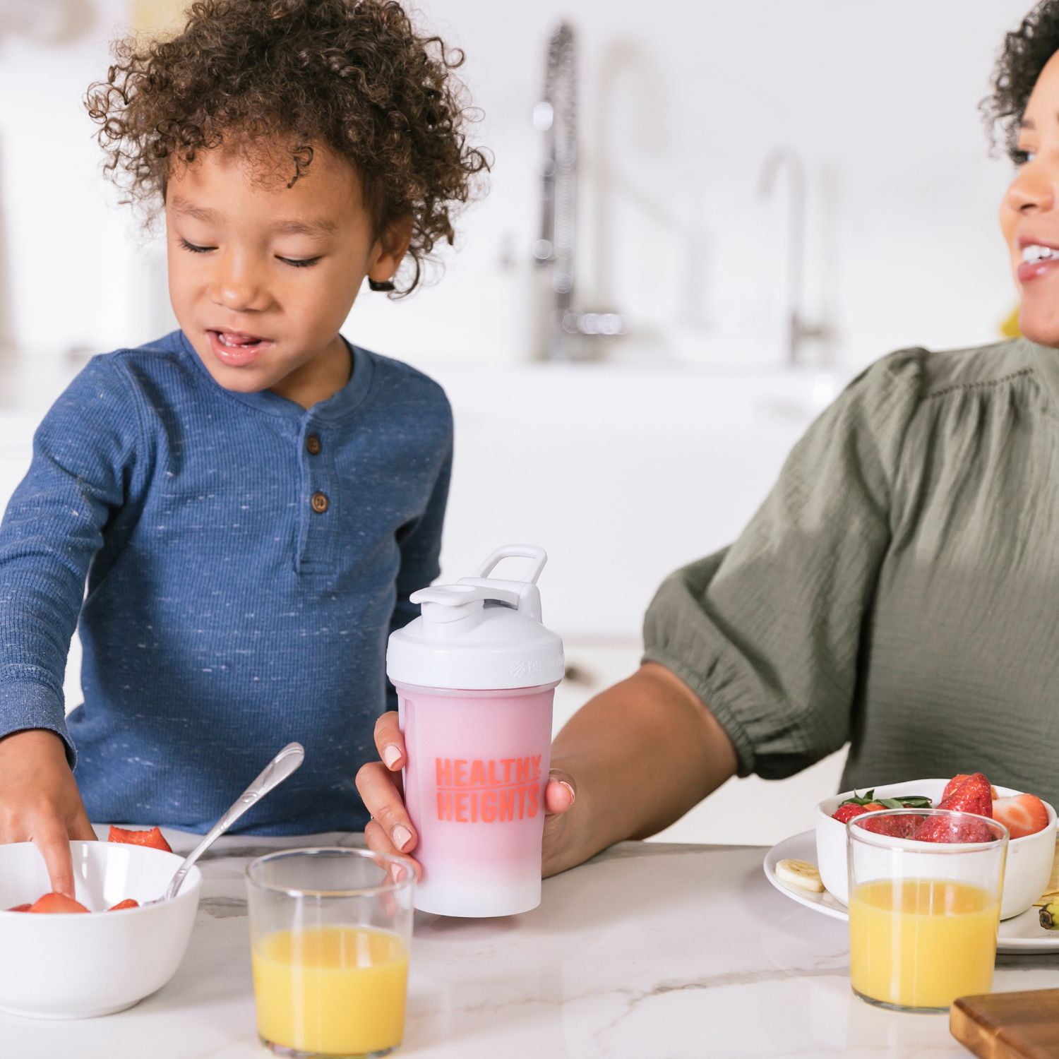 Buy Healthy Heights Grow Daily 3+ Pediatric Shake Mix Powder, Plain ...