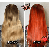 Hally Hair Color Cloud Hair Dye (Code Red) - Demi-Permanent Foam Hair ...