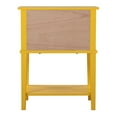 Home Furniture Modern Newton 2-Drawer Yellow Nightstand (28"H X 16"W X ...