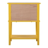 Home Furniture Modern Newton 2-Drawer Yellow Nightstand (28"H X 16"W X ...