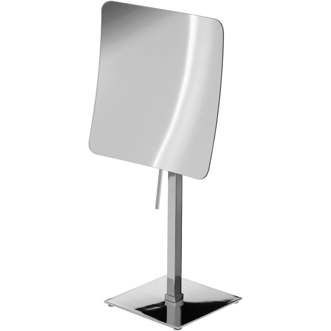 AGM Home Store Elegant Square Table Top Single Sided Cosmetic Makeup ...