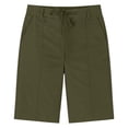 Casual Shorts For Women Drawstring Pocketed Solid Weekend Casual Clean ...