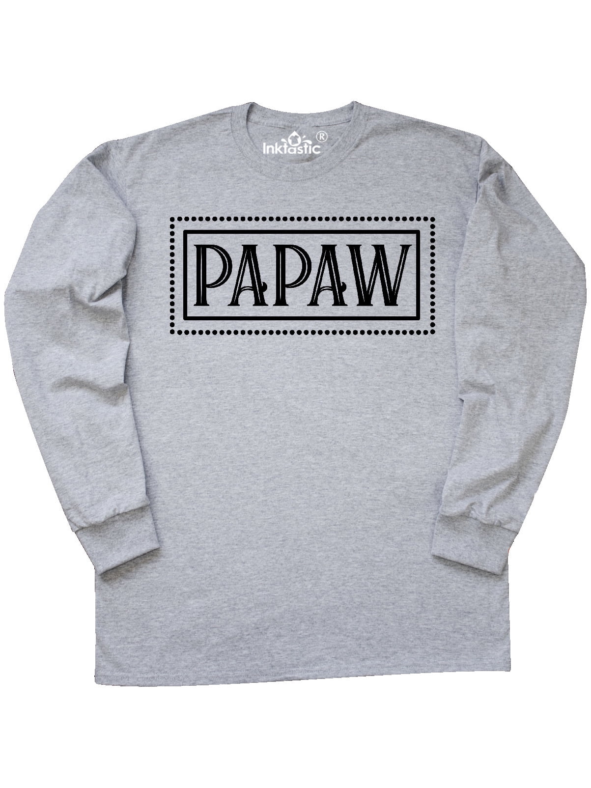 Inktastic Papaw Long Sleeve T-Shirt - Walmart.com
