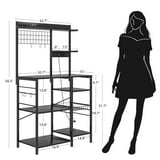 Hommoo 7 Tiers Multipurpose Kitchen Storage Rack, Baker’s Rack for ...