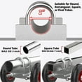 Blütezeit 8-inch Rolling Gate Wheels, Double U-Bolts Heavy Duty Gate ...