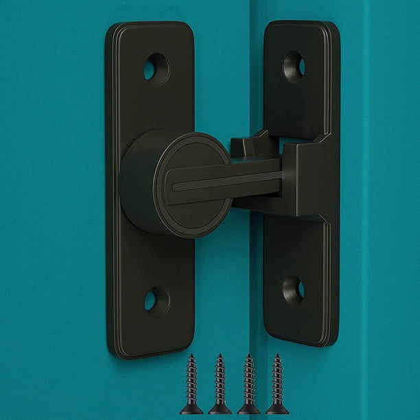 SHAR 90 Degree Door Latches Heavy Duty Sliding Door Latch, Barn Door ...