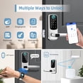 Smart Lock with Handle Set, Biometric Fingerprint Keyless Entry ...