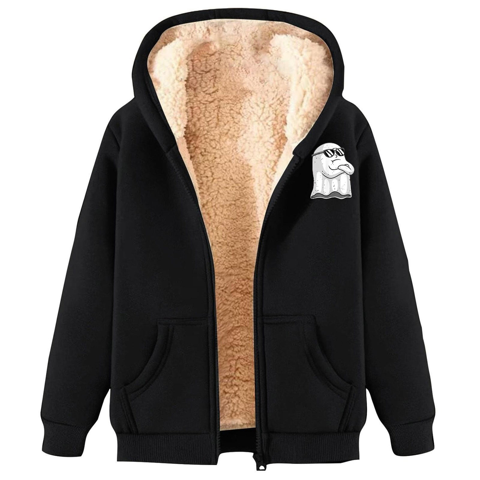 Click here for Fgnfyis Unisex Halloween Print Sportswear Coat Wit... prices