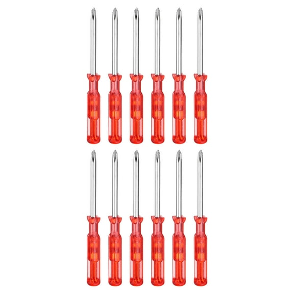 Uxcell 12pcs PH00 Small Phillips Screwdriver #00 2.6" Length ...