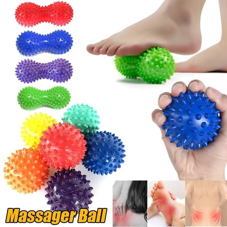 PVC Peanut Shape Massager Ball Therapy Stress Relief Body Relex ...