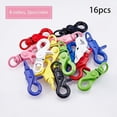 Brass Swivel Clasps Mixed Color 42x21.5~22x8mm Hole: 6x8.5mm 8 colors ...