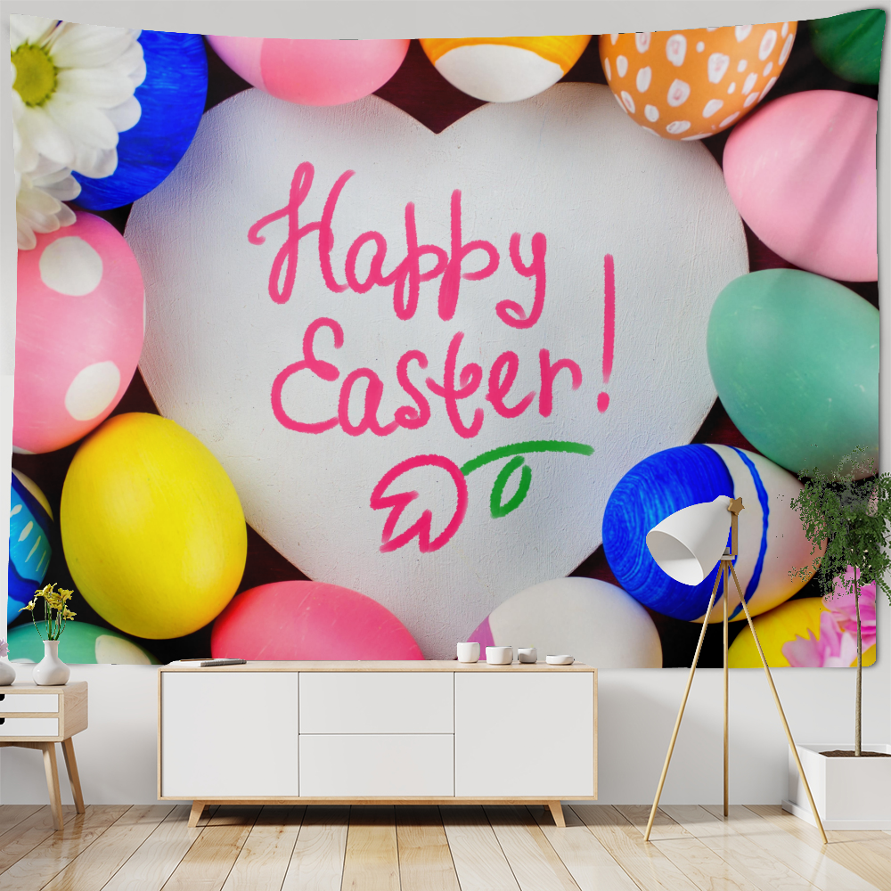 Easter Colorful Eggs Photography Backdrops Easter Party Backdrop ...