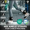 RDX Ankle Straps for Cable Machines – 7MM Neoprene Padded 10"x4 ...