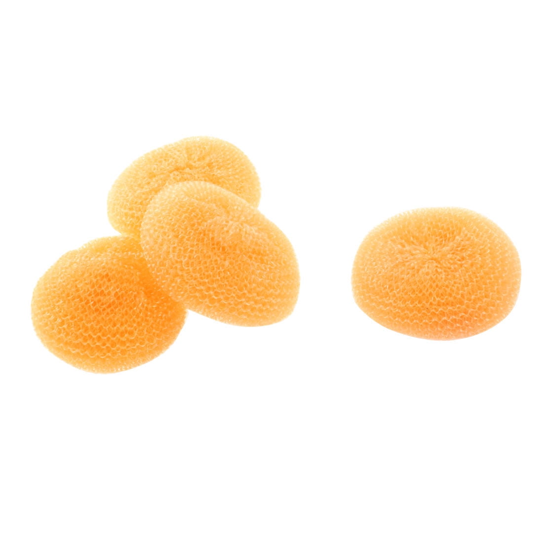 Plastic Mesh Dish Pot Pan Washing Cleaning Scouring Scrubber Pad Orange ...