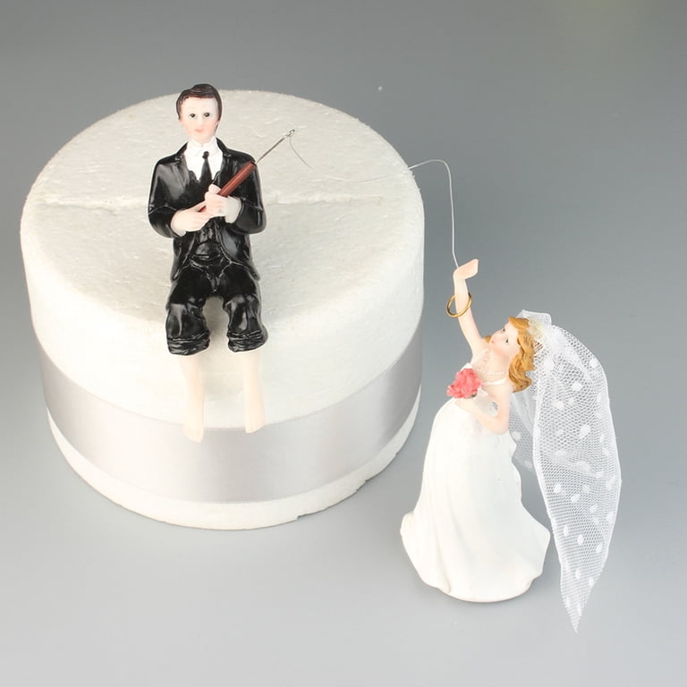 Bride And Groom Funny Cake Toppers