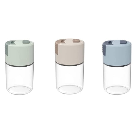 Metering Salt Shaker Glass Metered Salt Dispenser, Can Spice Salt ...