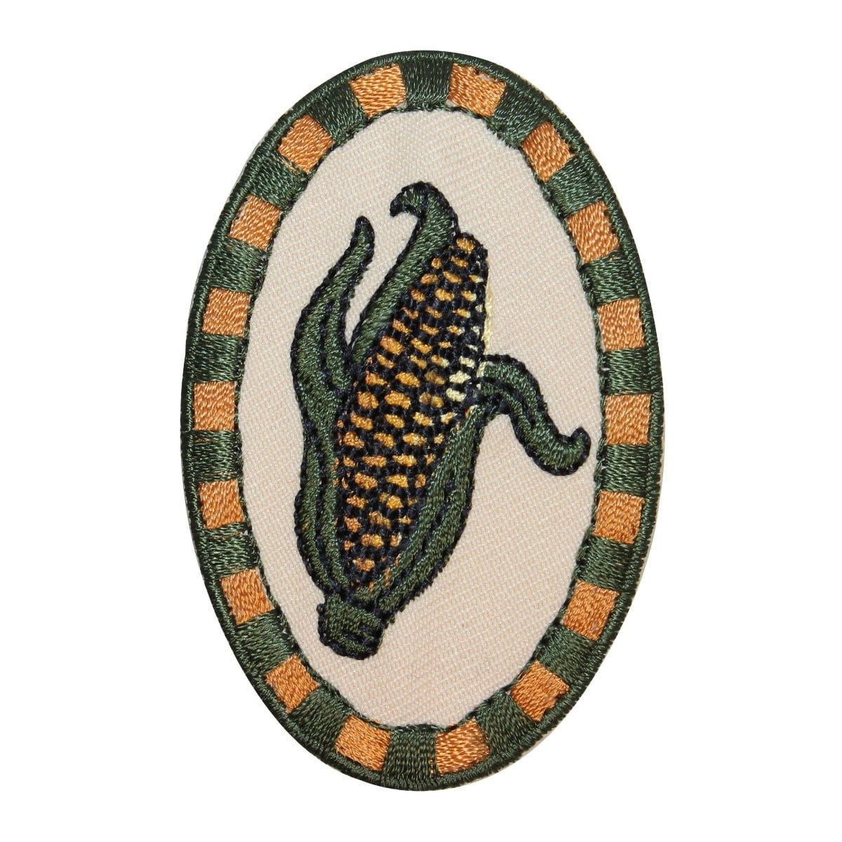 ID 1228Z Fresh Corn Badge Patch Farm Husk Veggies Embroidered Iron On ...