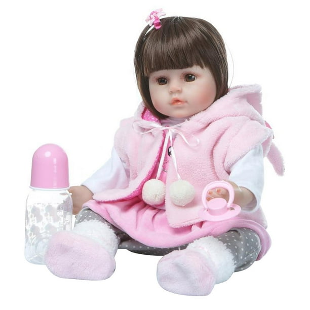 Reborn Real Life Baby Doll Girl 19" Bebés Art Doll | Walmart en línea