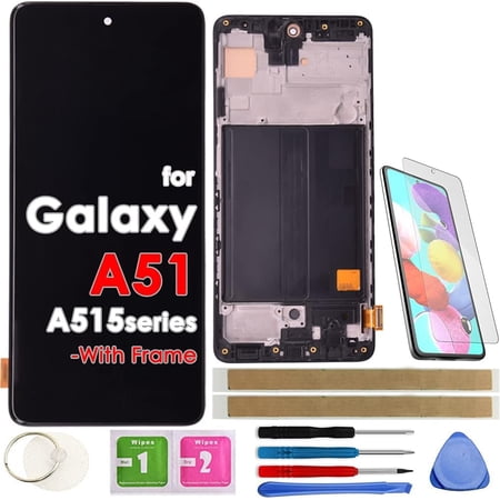 LCD Screen Replacement Touch Display Digitizer Assembly (6.5 with Frame ...