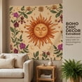 XaaKee Bedroom Tapestry, Celestial Tapestry Art Elegant Sun, High ...