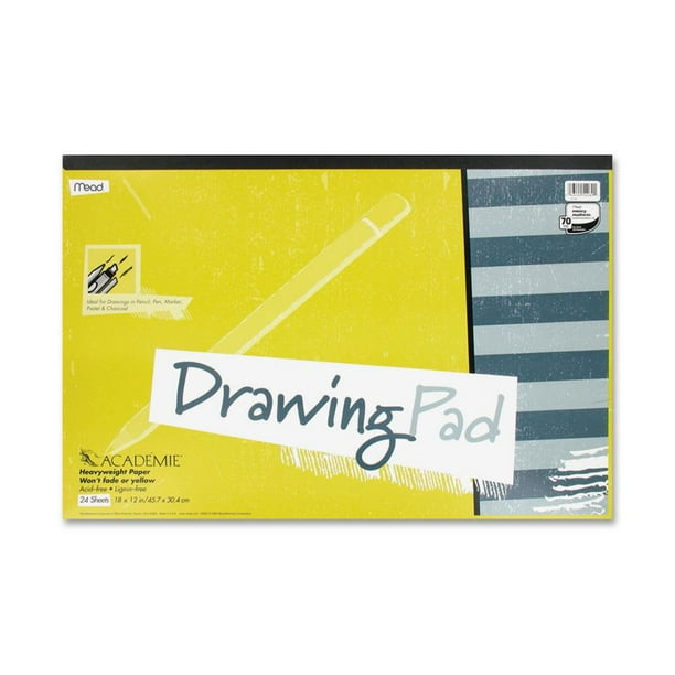 Mead, MEA54060, Academie Drawing Pad, 1 Each - Walmart.com