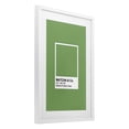 Stupell Industries Matcha Powder Green Shade White Framed Print Under ...
