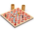 Wooden 2-in-1 Board Game Set, Reversible Snakes and Ladders, Ludo - Walmart.com