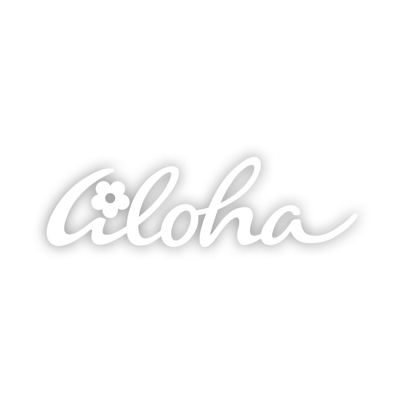 Aloha Sticker Decal Die Cut - Self Adhesive Vinyl - Weatherproof - Made ...