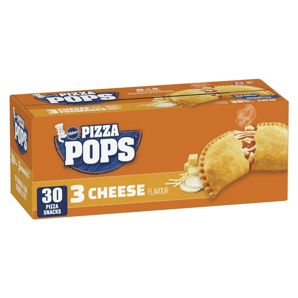 Pillsbury Pizza Pops Three Cheese Pizza Snacks, 30 pizza snacks, 2.85 ...