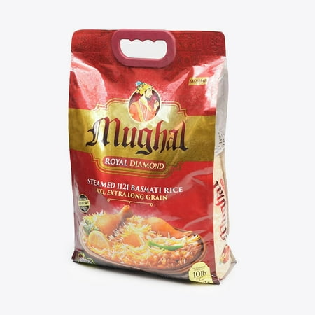 Mughal Royal Diamond Basmati Rice, 10 lbs (4.54 kgs), XXL Extra-long ...