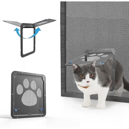 Pet Flap Fly Screen With Magnet Dog Flap Cat Flap For Fly Screen Door ...