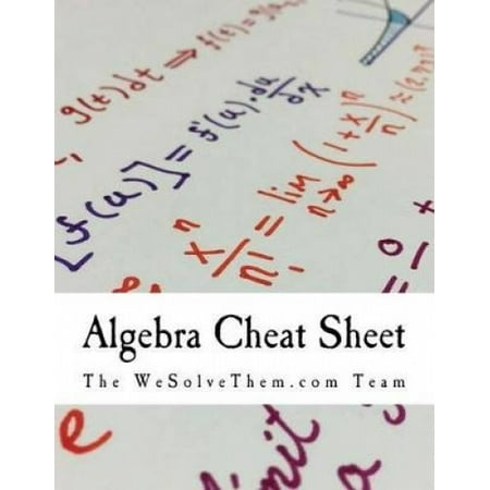 Algebra Cheat Sheet | Walmart Canada
