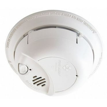 First Alert BRK 7010B Hardwired Photoelectric Smoke Alarm with Battery ...