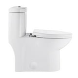 Sublime One Piece Elongated Toilet with Touchless Retrofit Dual Flush 1 ...