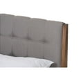Baxton Studio Clifford Mid-Century Platform Bed, Multiple Sizes ...