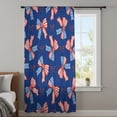 4th of July Sheer Curtains 63 Inch Length for Bedroom, Independence Day ...
