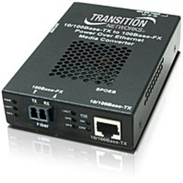 Tripp Lite Fiber Optic 10/100BastT to 100BaseFX-ST Multimode Media ...