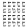 20/50/100Pc Stainless Steel Solar PV Cable Clips Cable Clamp Edge Clip ...