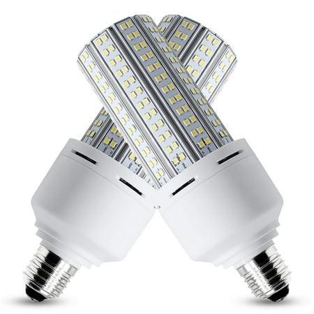 New Sunshine, 2 Pack LED Corn Light 600W Equivalent LED Corn Bulb 7500 Lumen 60W Large Area Cool ...