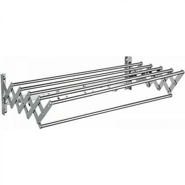 Drevy Wall Mounted Clothes Drying Rack Stainless Steel Space Saving ...