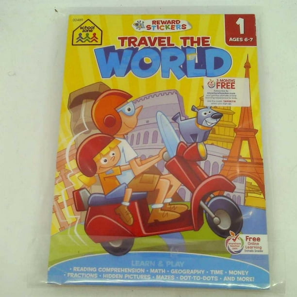Adventure Workbook Tablets-Travel The World - Ages 6-7 - Walmart.com ...